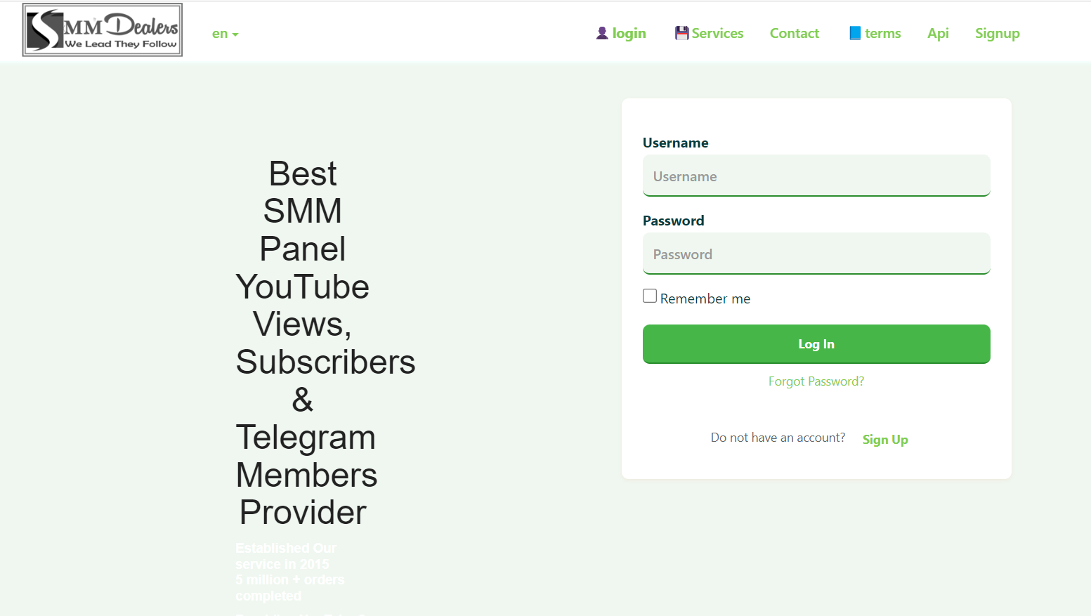 Smm Dealer • SMM Panels List