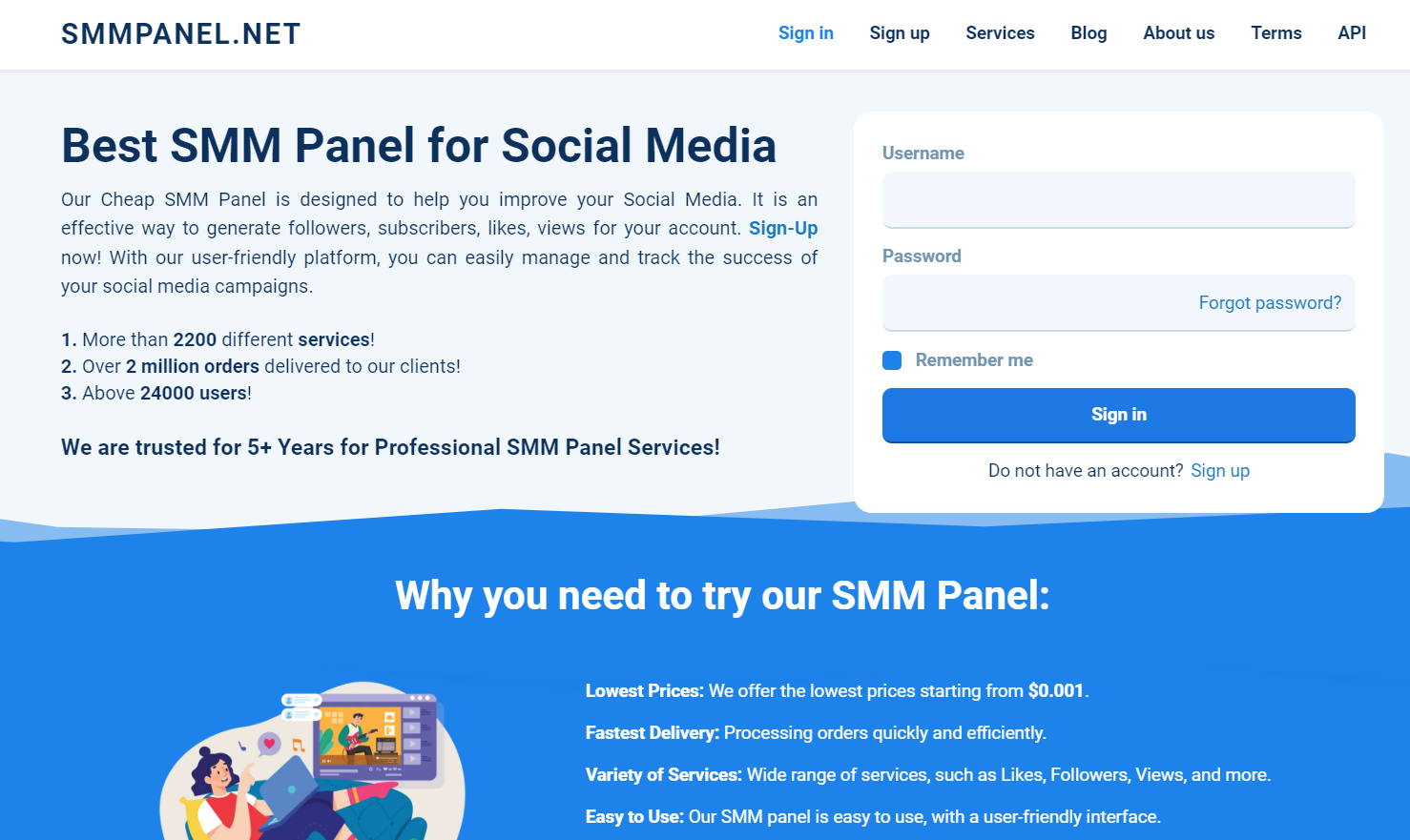 SMMPANEL.NET • SMM Panels List